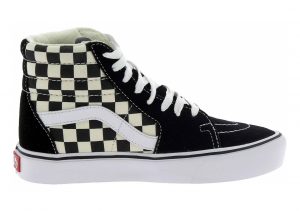Checkered vans high tops store